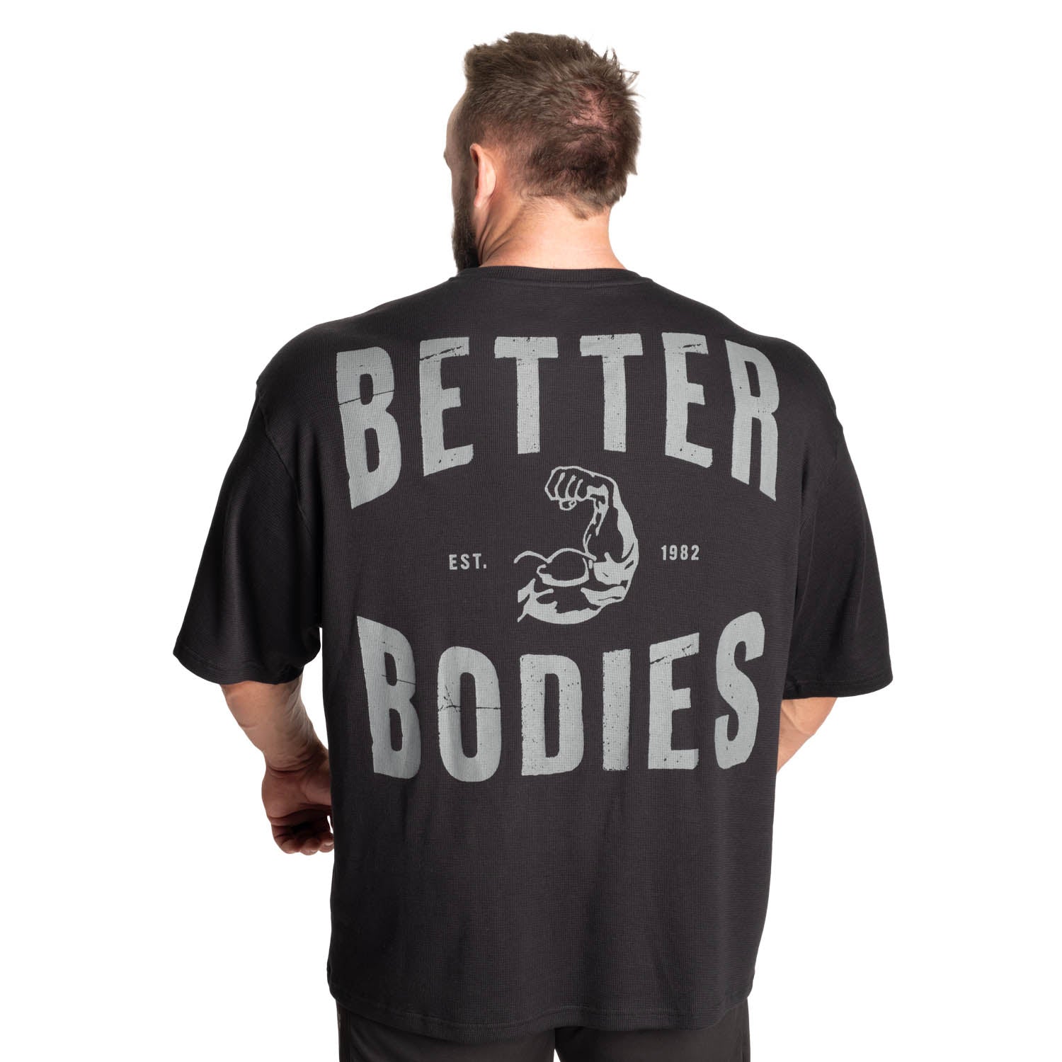 Better Bodies Muscle Iron Thermal Tee – Oversized Thermal Training Tee ...