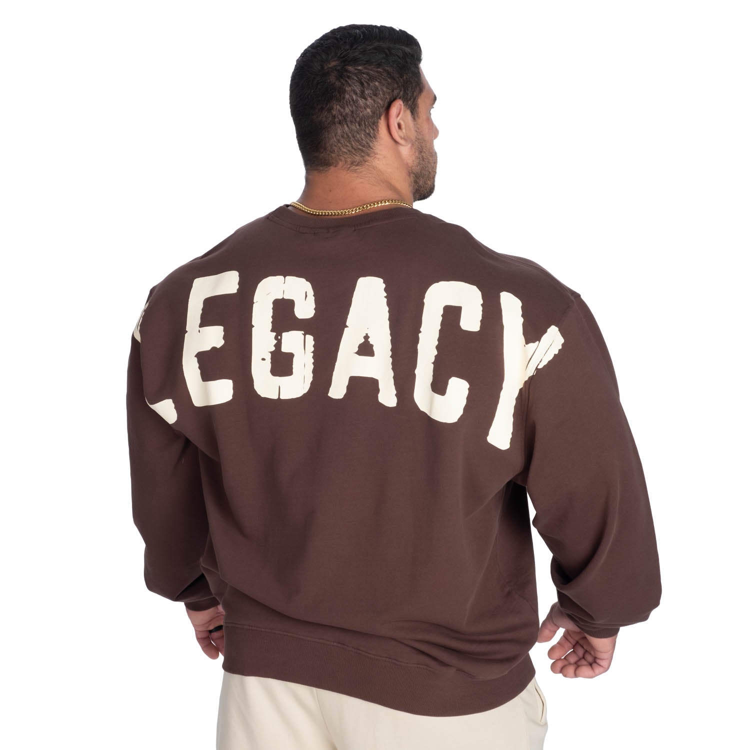 Better Bodies Legacy Sweater - Oversized Heavy Cotton Crewneck – Gym ...