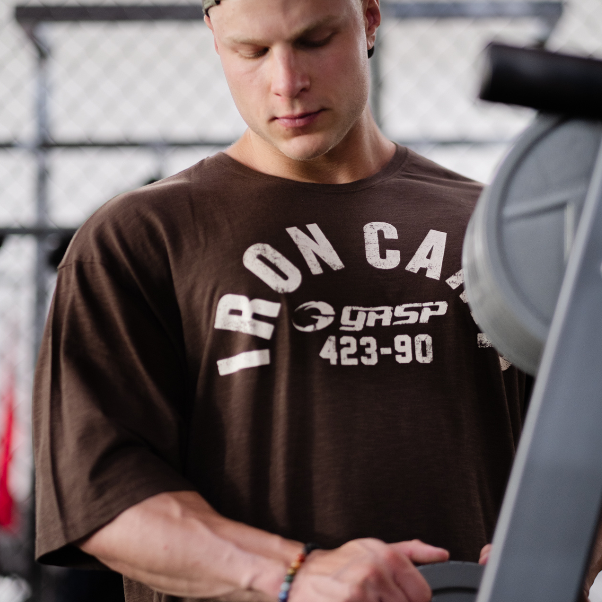 GASP Throwback Iron Tee - The Ultimate Oversized Pump Cover-Up – Gym ...
