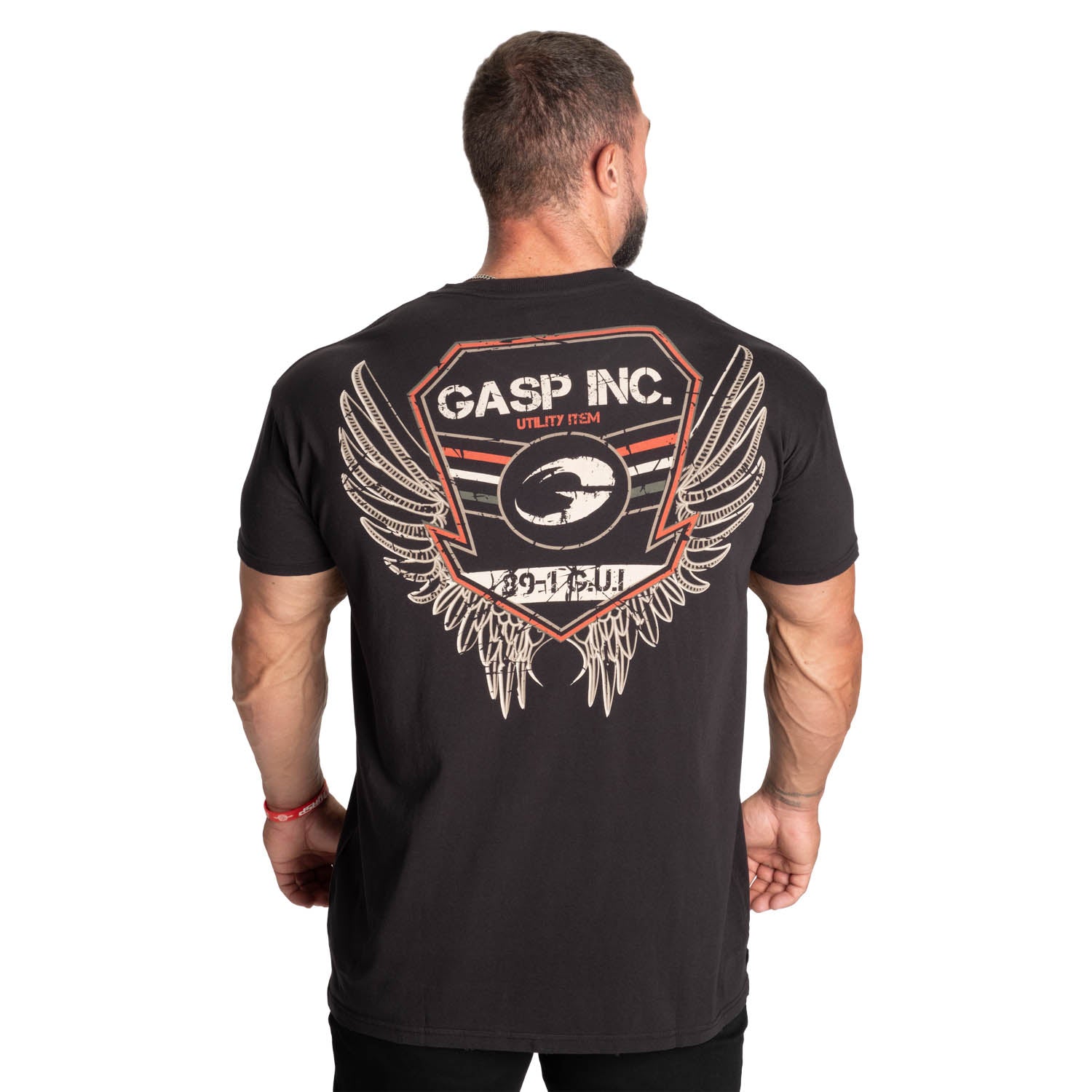 GASP Utility Street Tee - Fitted Muscle T-Shirt with Vintage Look | Gym ...